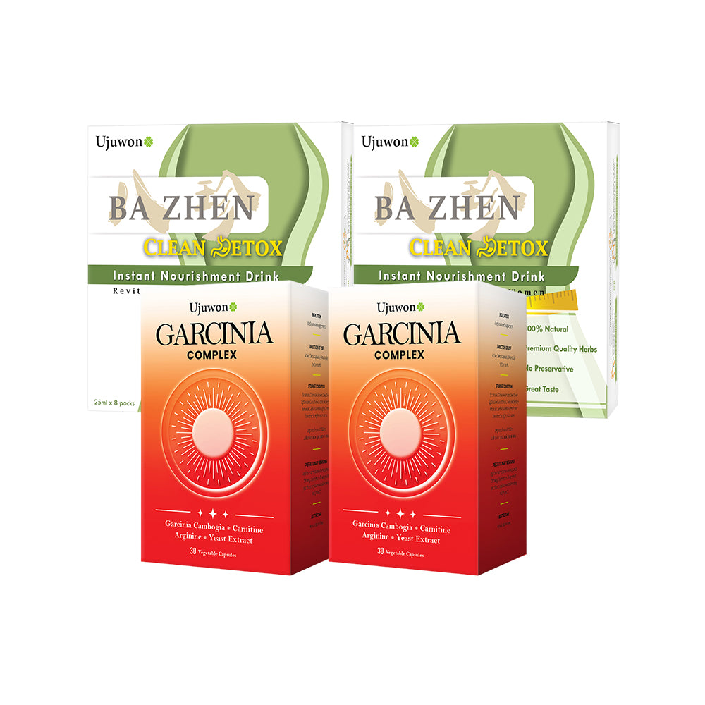 【Bundle of 4】Ujuwon Garcinia Complex 30s x 2 Boxes + Ba Zhen Clean Det – iQueen