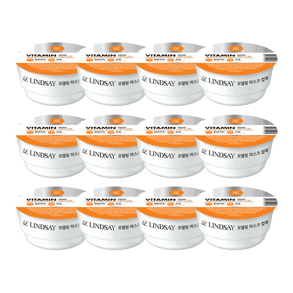 【Bundle Of 12】Lindsay Modeling Mask Cup Pack 28g – iQueen
