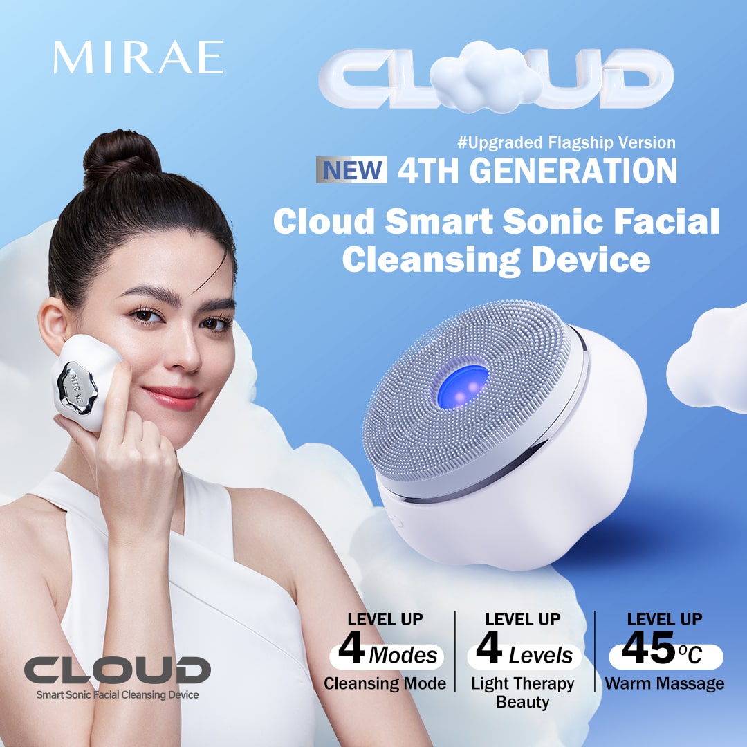 Mirae Cloud Smart Sonic Facial Cleansing Device – iQueen