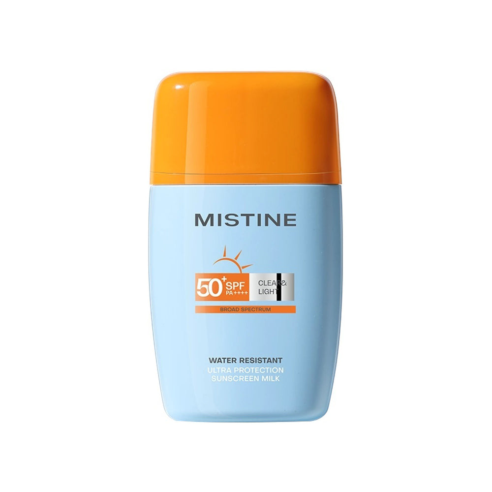 Mistine Ultra Protection Clear & Light Sunscreen Milk SPF50+ PA++++ 40 ...