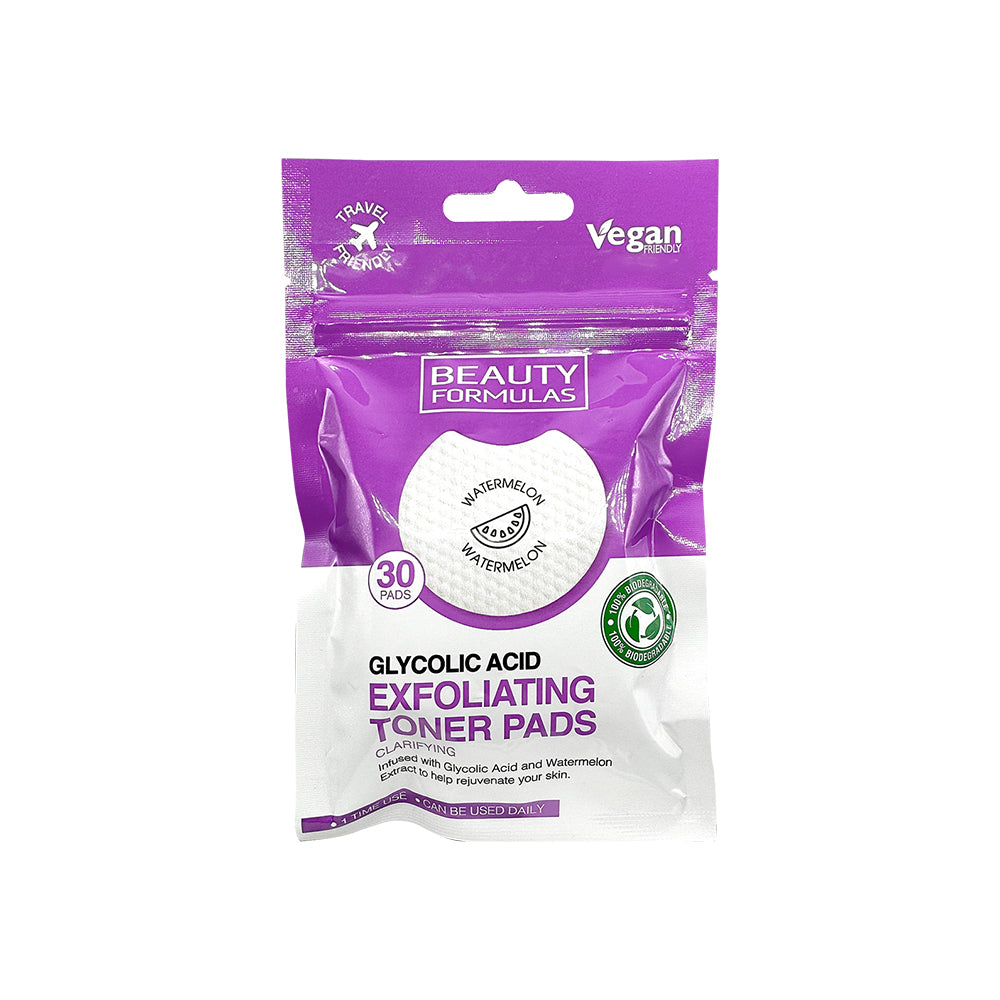 Beauty Formulas Exfoliating Toner Pads 30s – iQueen