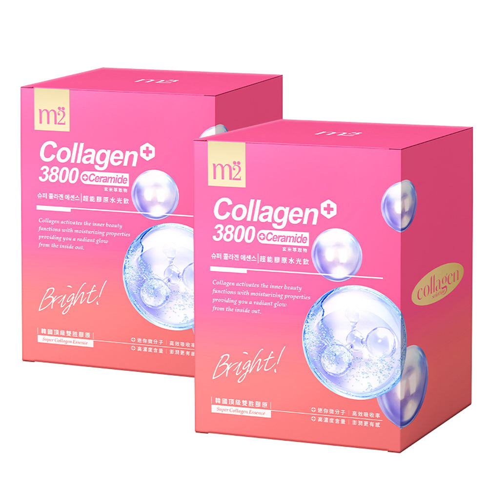 【Bundle of 2】M2 Super Collagen 3800 + Ceramide Drink 8s x 2 Boxes – iQueen