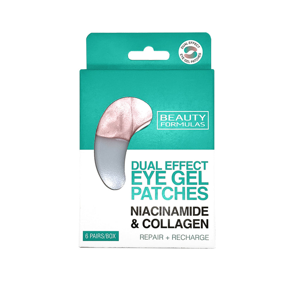 Beauty Formulas Dual Effect Eye Gel Patches (Niacinamide & Collagen) 6 – iQueen